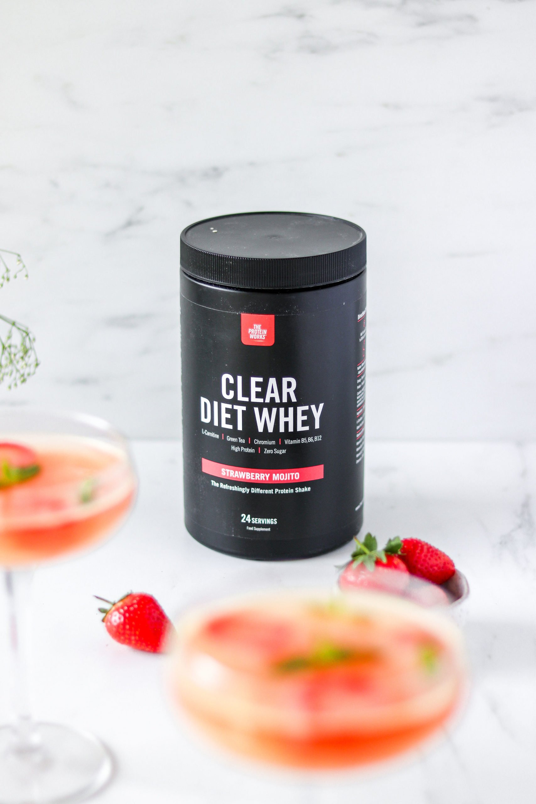 High Protein Strawberry Mojito Jelly - Food Buzz Daily